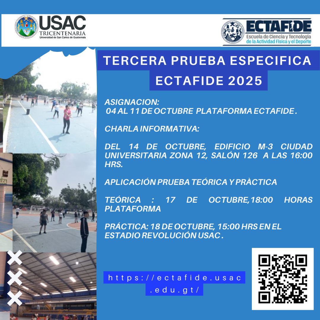 Asignación 3ra oportunidad Prueba Específica 2025, Del 04 al 11 de octubre 2024. – Escuela de ...